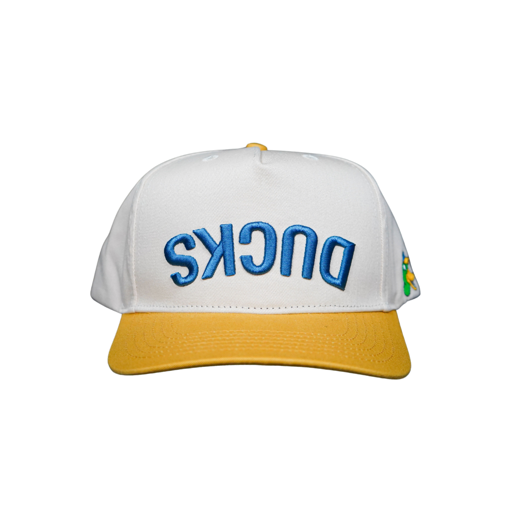 Hat - Adjustable Cream/Yellow, Arch Upside Down Ducks | Madison ...